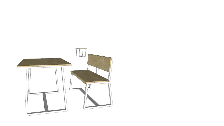 studydesk and chair | 3D Warehouse