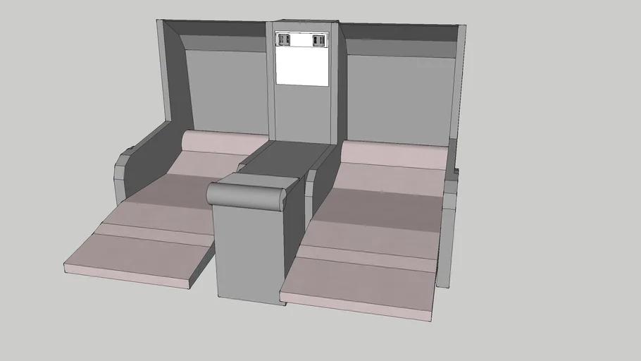 EL-AL Israel Airlines First Class seats | 3D Warehouse