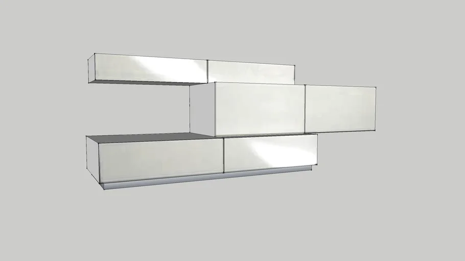 modern Display cabinet | 3D Warehouse