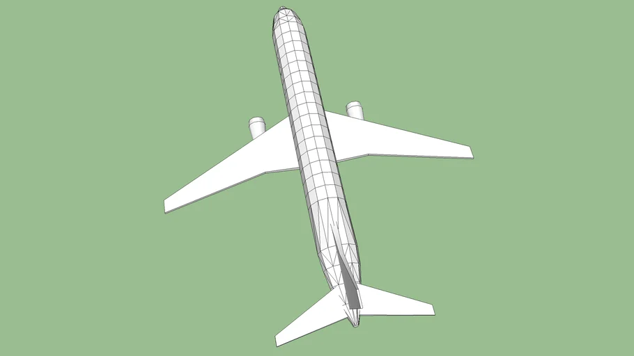 sketchyphysics destroyable plane 4 (filled with chairs) | 3D Warehouse