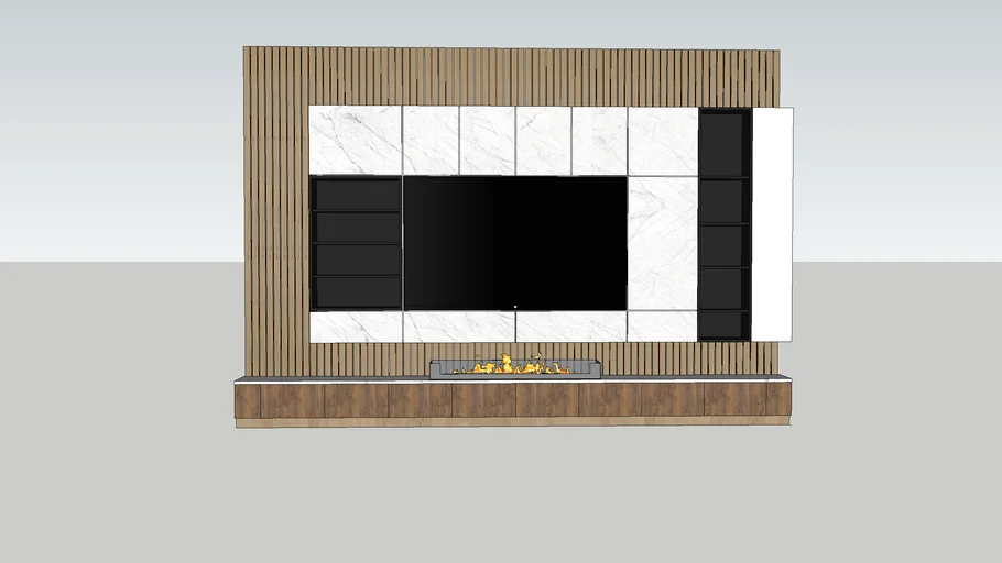 TV Cabinet 2C Farihin | 3D Warehouse