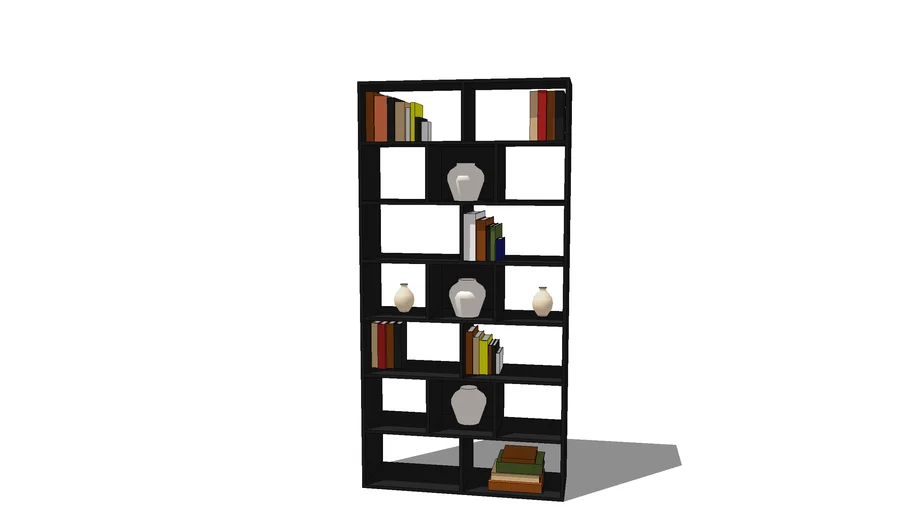 Library shelves | 3D Warehouse