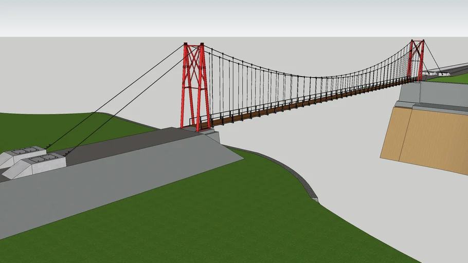 Suspension Bridge | 3D Warehouse