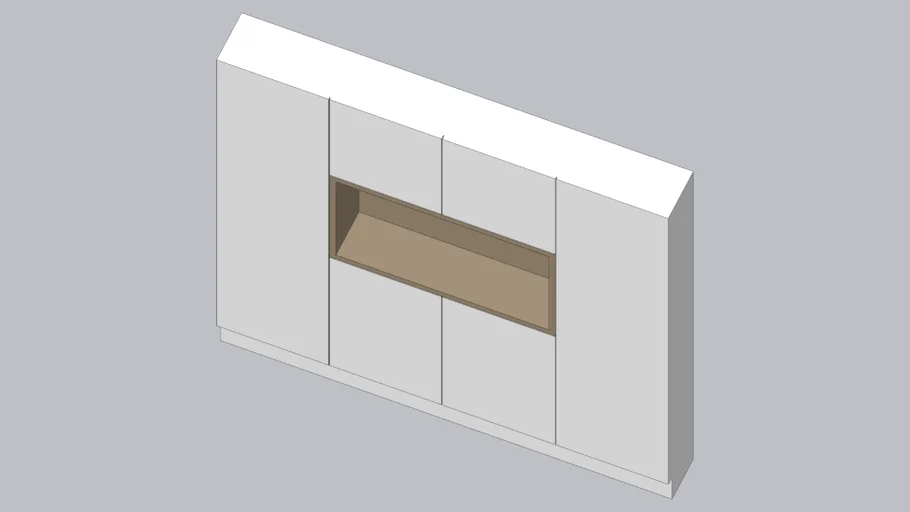 Cabinet with niche/Armario com nicho | 3D Warehouse