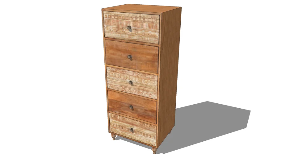 Semainier SAMOA, Maisons du monde. Réf: 146776 Prix: 399,90 | 3D Warehouse