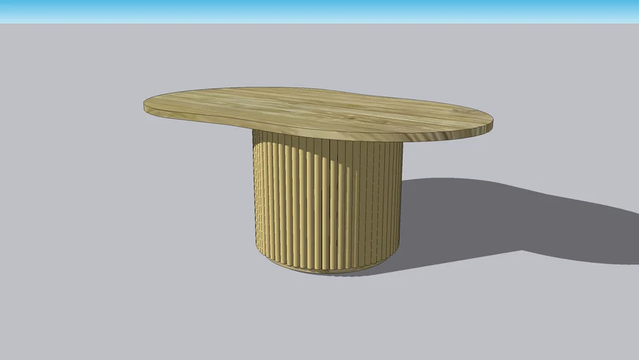 Wooden coffee table | 3D Warehouse