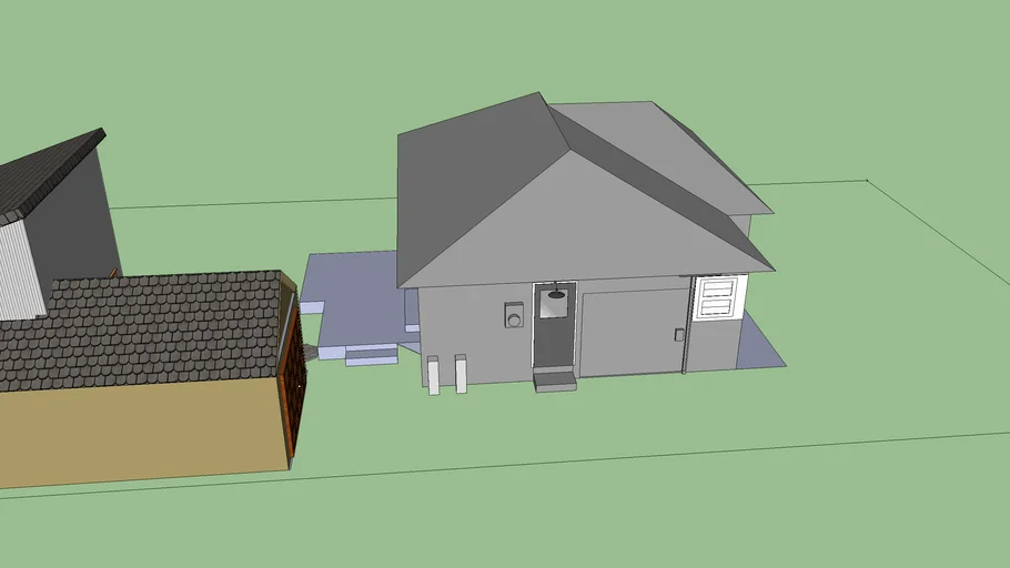 Bernstein Existing Garage w 14x20 New ADU | 3D Warehouse