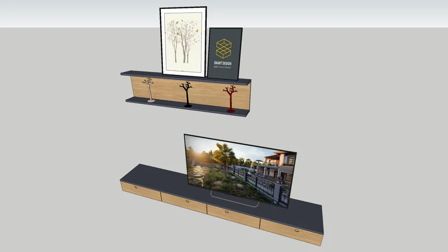 Kệ tivi | 3D Warehouse