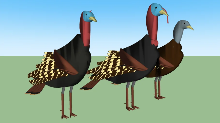 Turkeys | 3D Warehouse