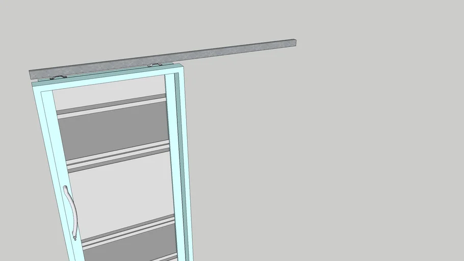 Sliding Door Aluminum - Dynamic component | 3D Warehouse
