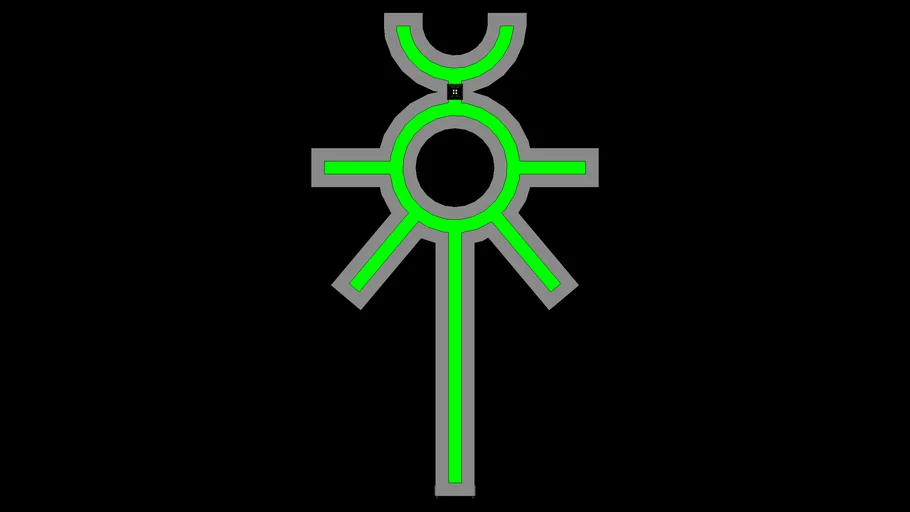 BFG Kitbash: Necron Necropolis-class Tombship WIP | 3D Warehouse