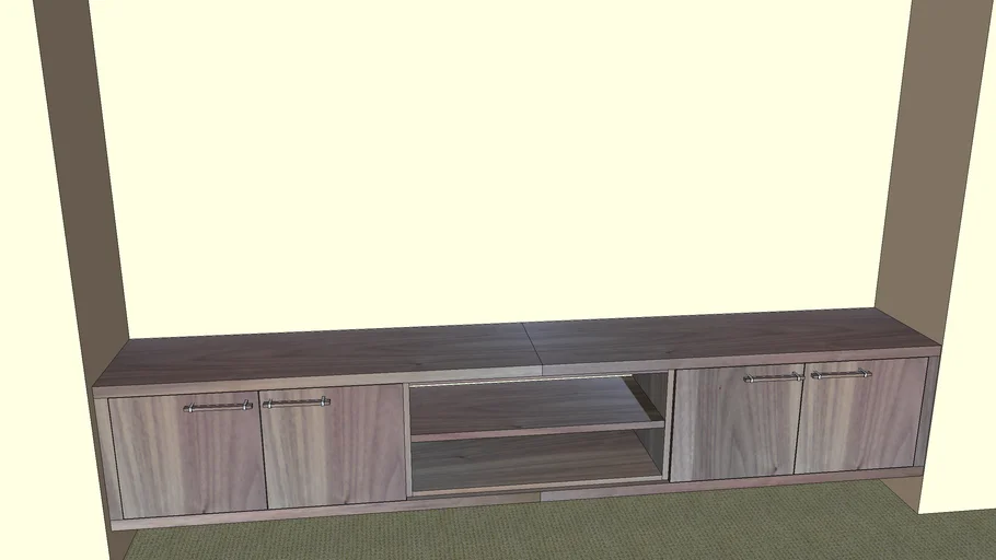 TV Media Unit/ AV unit | 3D Warehouse