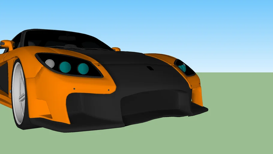 Mazda RX7 Veilside | 3D Warehouse