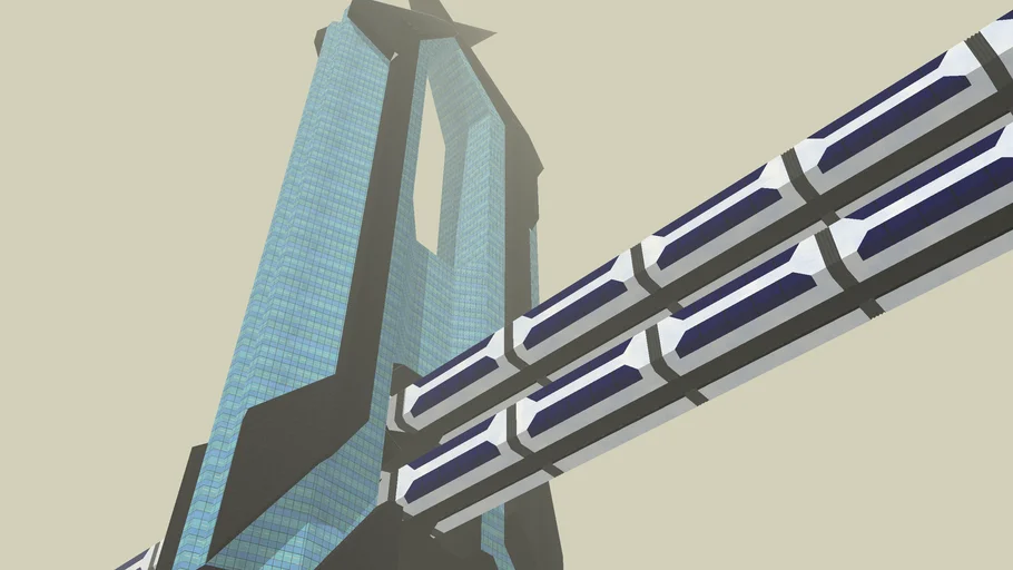 sci fi skyscraper | 3D Warehouse