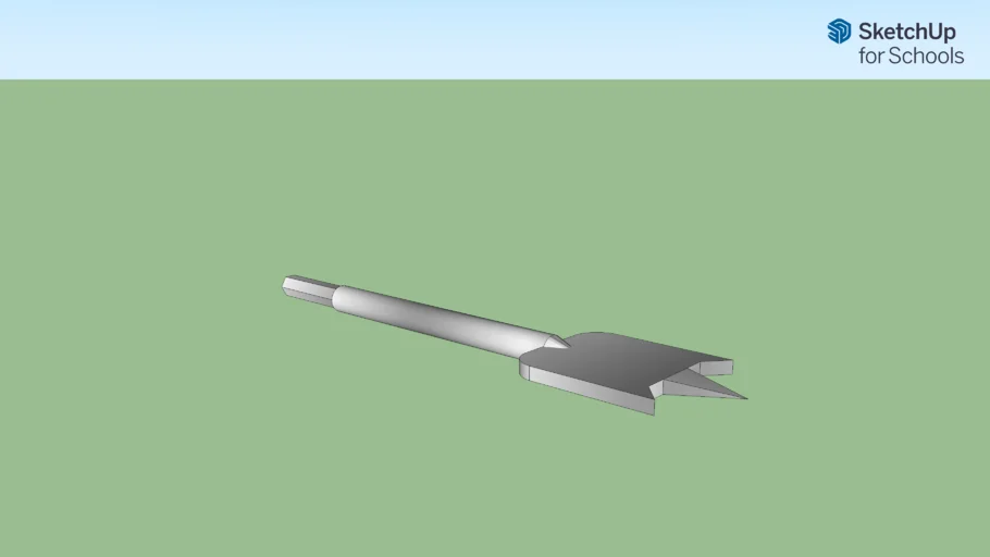 Flat Wood Drill | 3D Warehouse