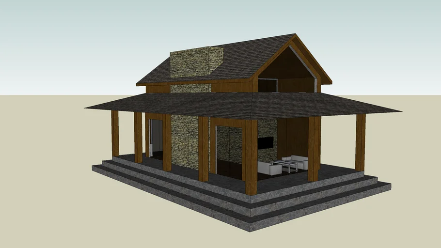 modern forest house | 3D Warehouse