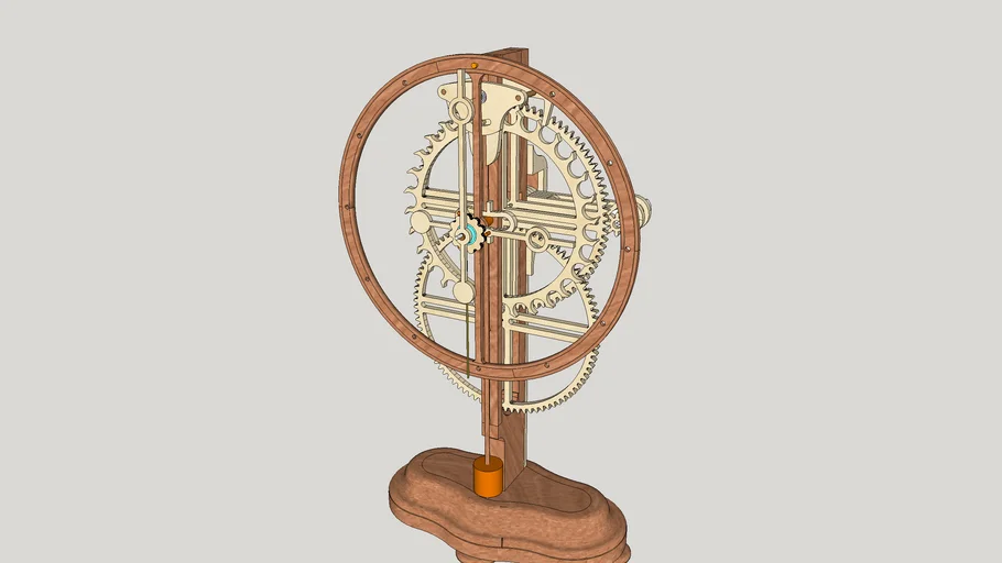 A simple table clock Project29 | 3D Warehouse