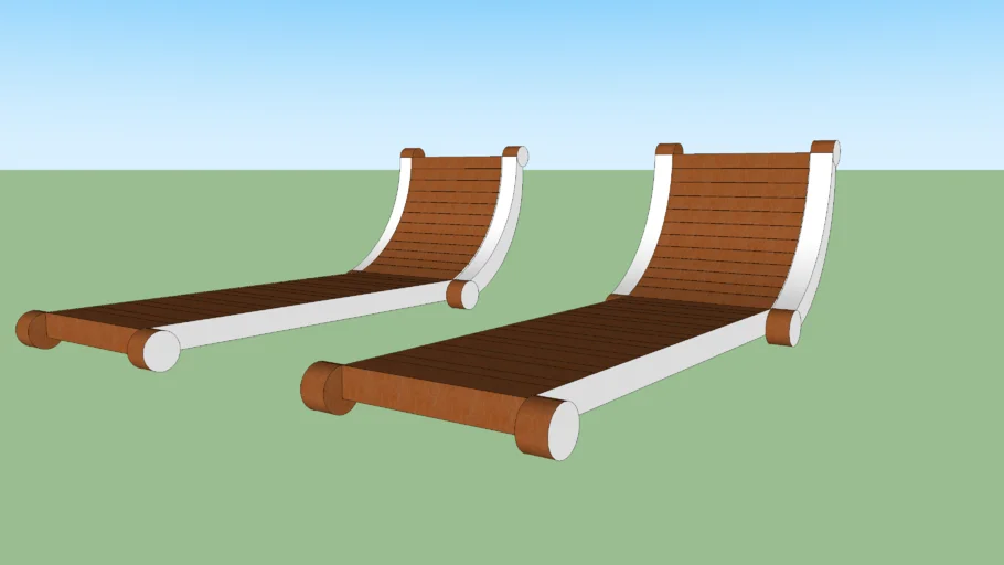 Pool Bench | 3D Warehouse