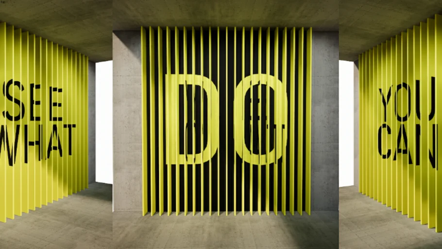 WALL BRANDED SPACE | 3D Warehouse