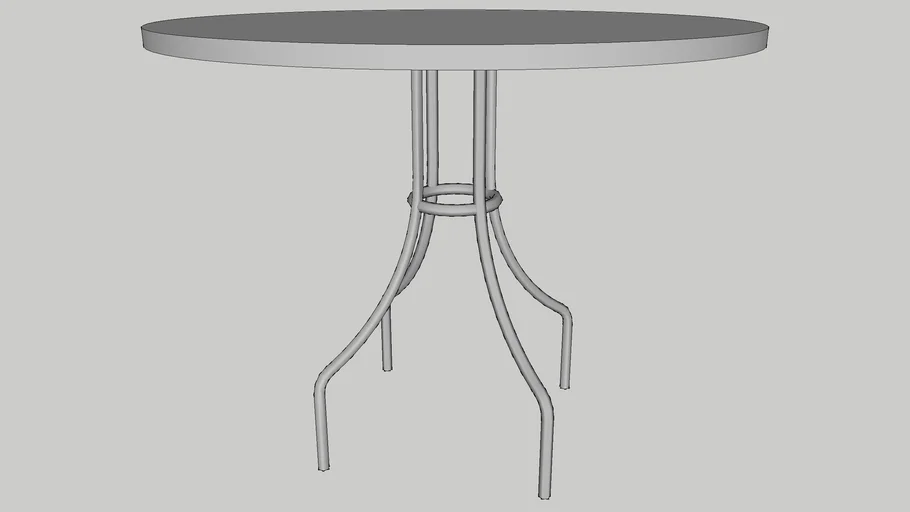 Hi-Top Table | 3D Warehouse