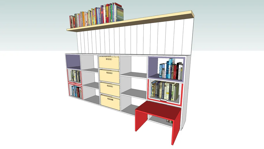 Book Cabinet | 3D Warehouse