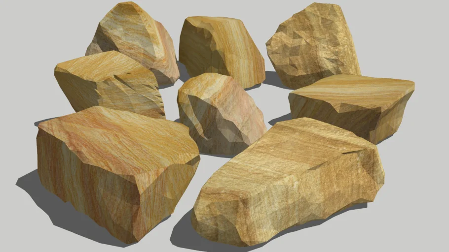 Stone for landscape 01 | 3D Warehouse