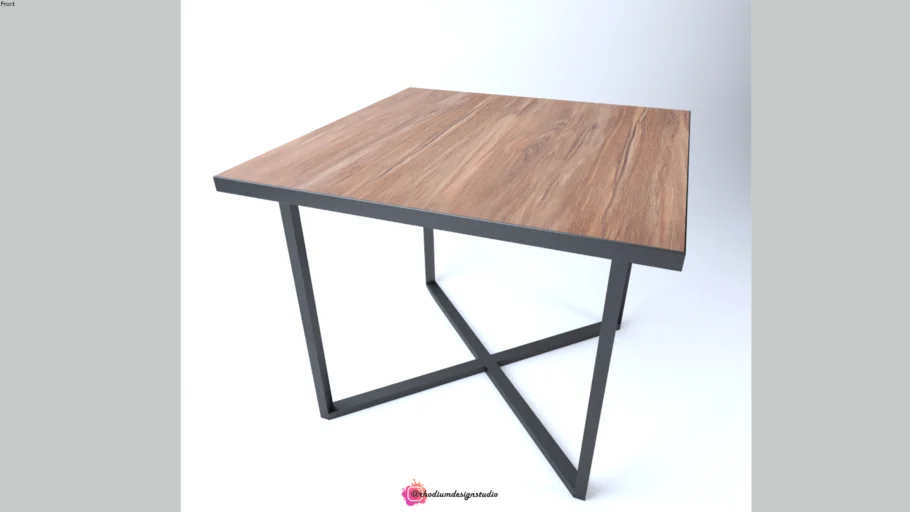 Cafe Table - Square - 4 seater | 3D Warehouse