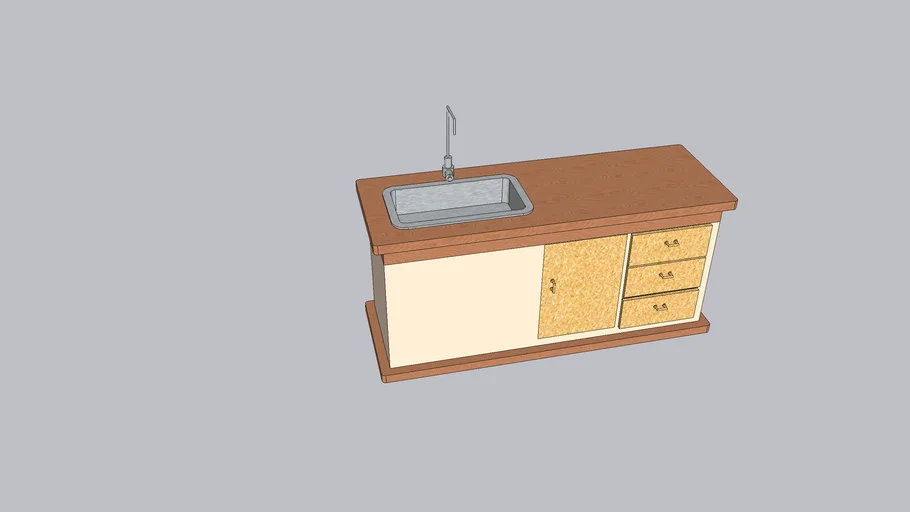 Simple Kitchen Set | 3D Warehouse