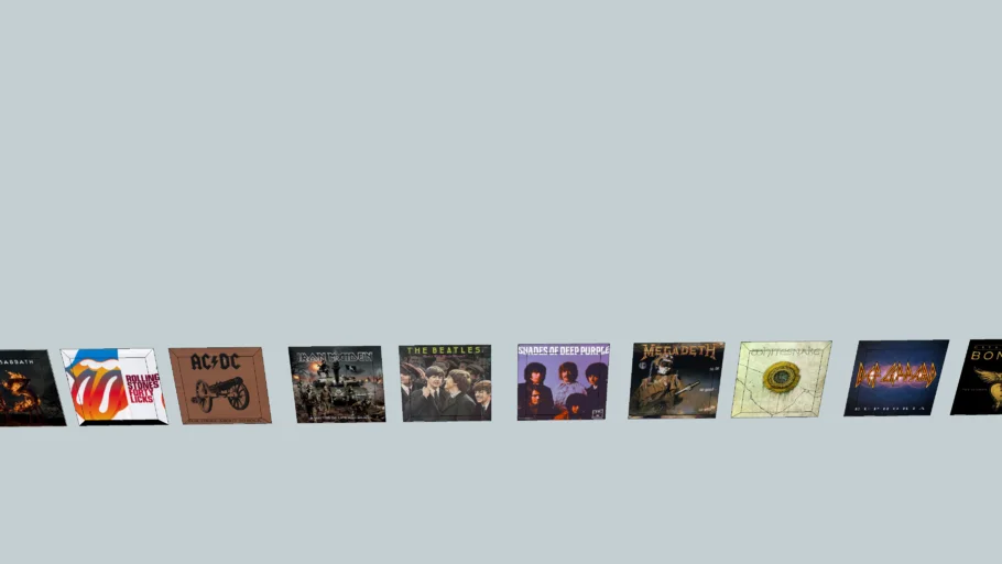 LP record sleeves | 3D Warehouse