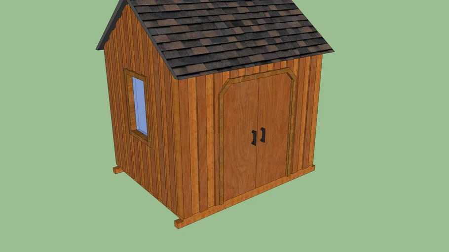 wooden shed | 3D Warehouse