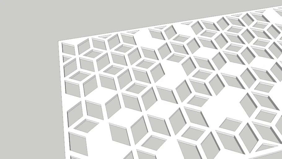 Modern Jaali | 3D Warehouse