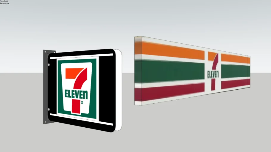 7Eleven - Signboard | 3D Warehouse