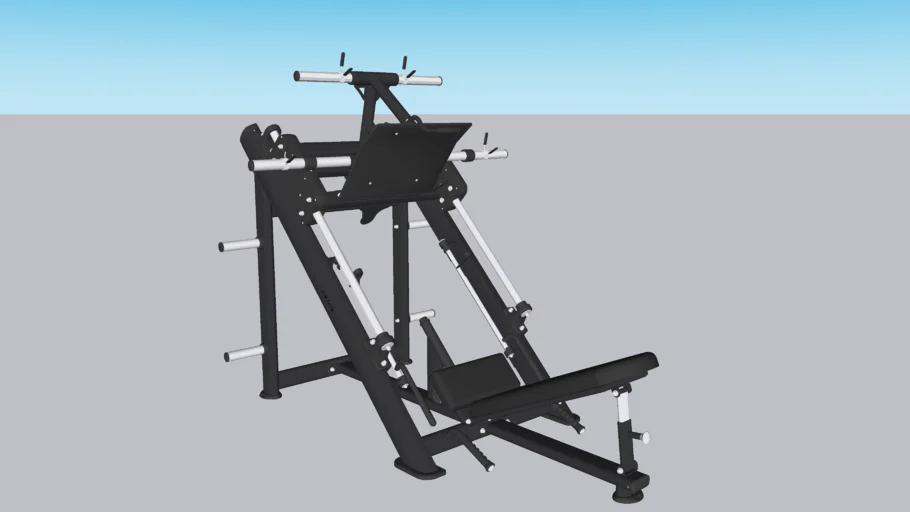 Le Forzz Linha Intensity V2 - Leg Press | 3D Warehouse