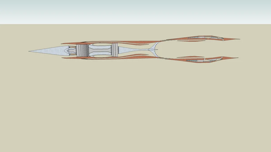 Turbo ram jet with afterburner | 3D Warehouse
