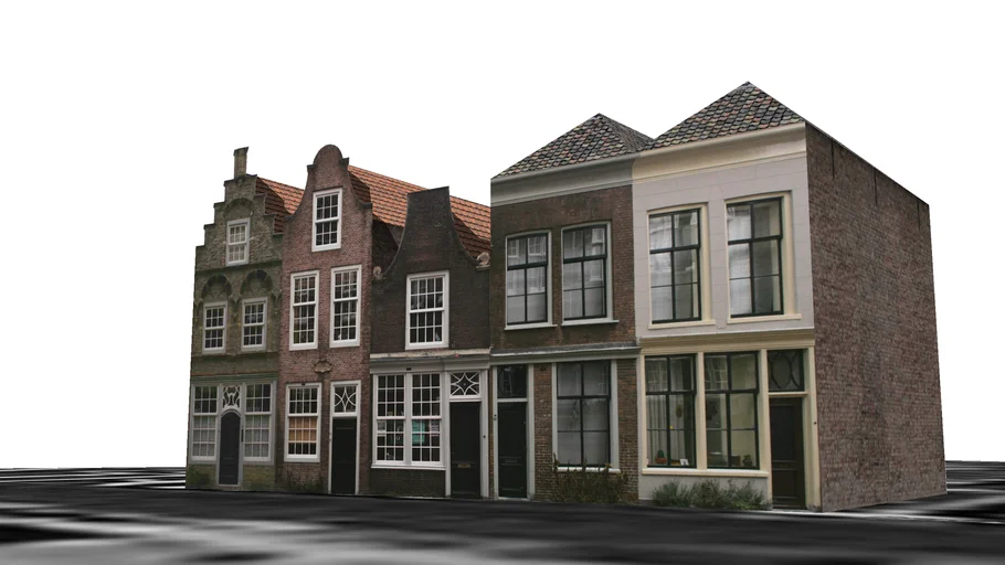 Huizen in Dordrecht deel 2 | 3D Warehouse