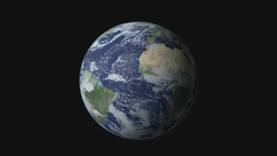 Earth real scale with atmosthere | 3D Warehouse
