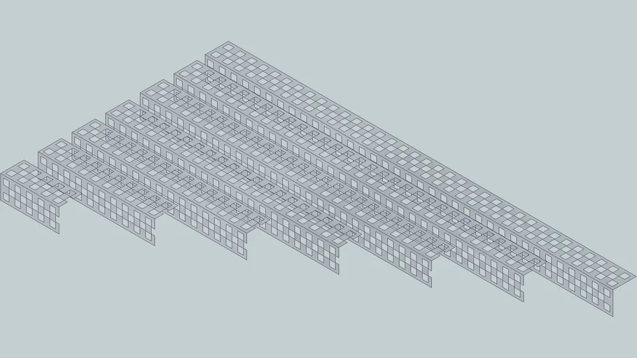 VEX 2x2 angle brackets | 3D Warehouse