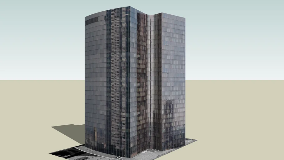 Tour Manhattan (CB18), Courbevoie | 3D Warehouse