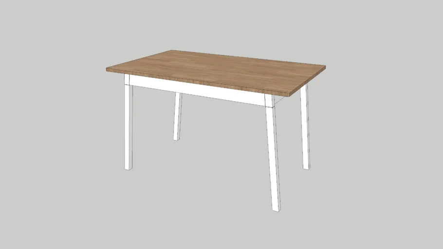 Dining table PINNTORP IKEA | 3D Warehouse