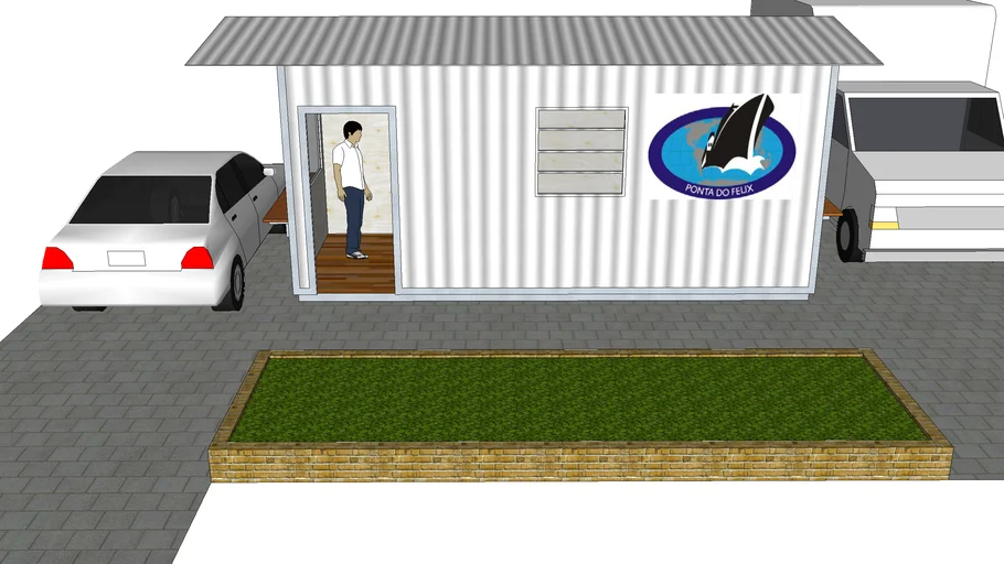 CONTAINER PORTARIA | 3D Warehouse