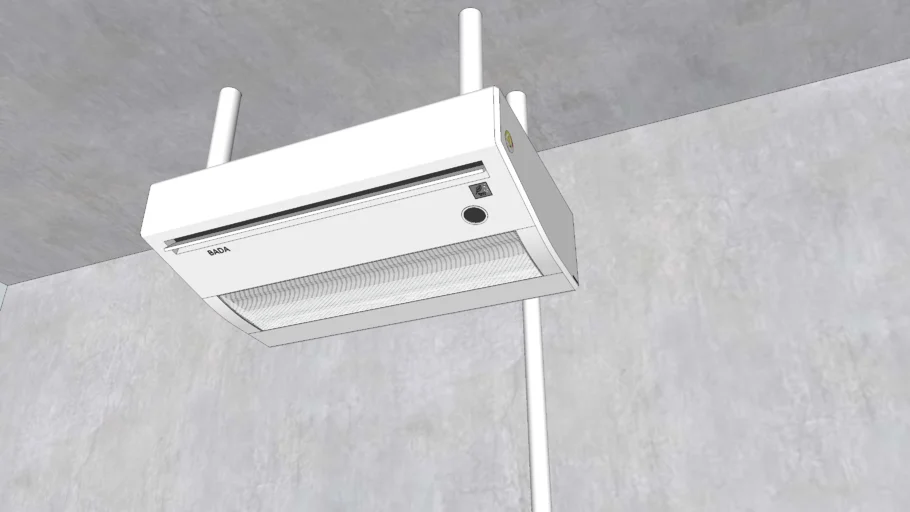 ceiling air conditioner (바다 천장 에어컨,Bada ceiling air conditioner) | 3D ...