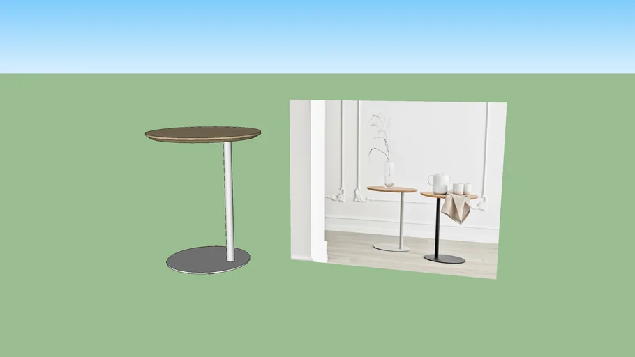 Pillar Side Table | 3D Warehouse