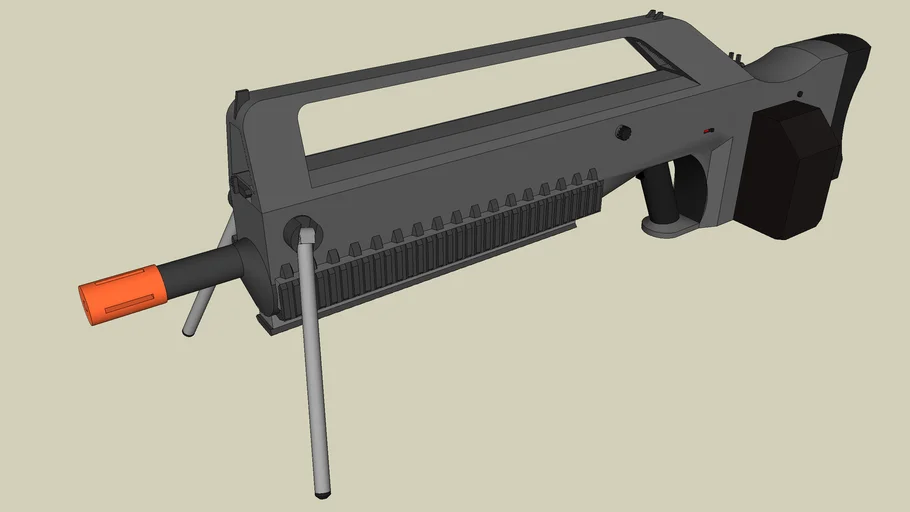 R-4B Airsoft Fire Suppression Rifle | 3D Warehouse