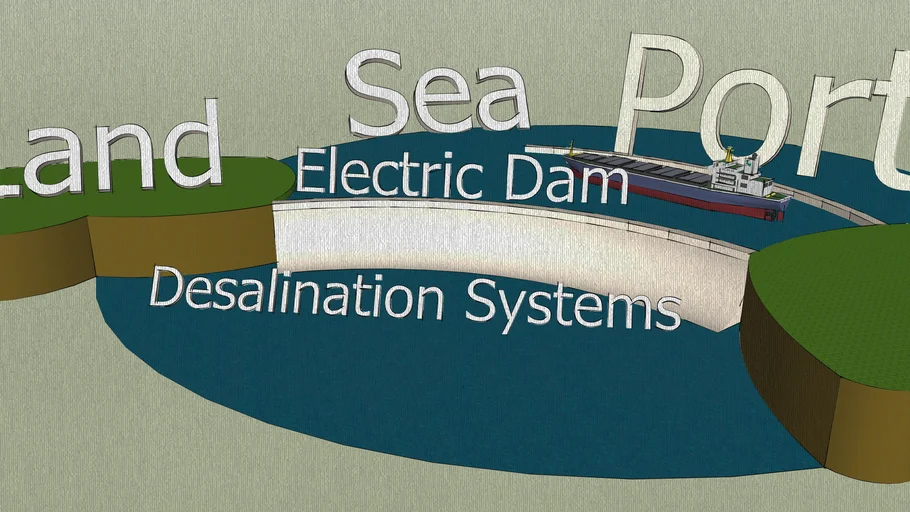 Sea Electrical Dam | 3D Warehouse