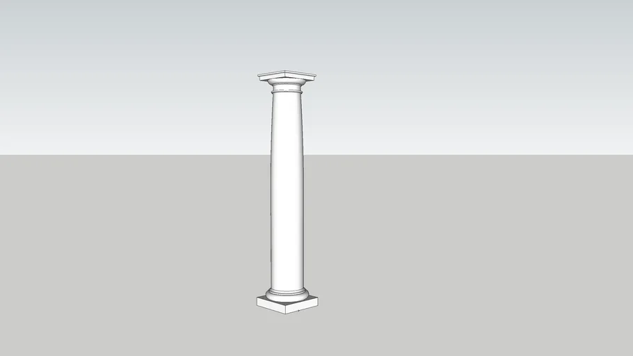 Tuscan Column | 3D Warehouse
