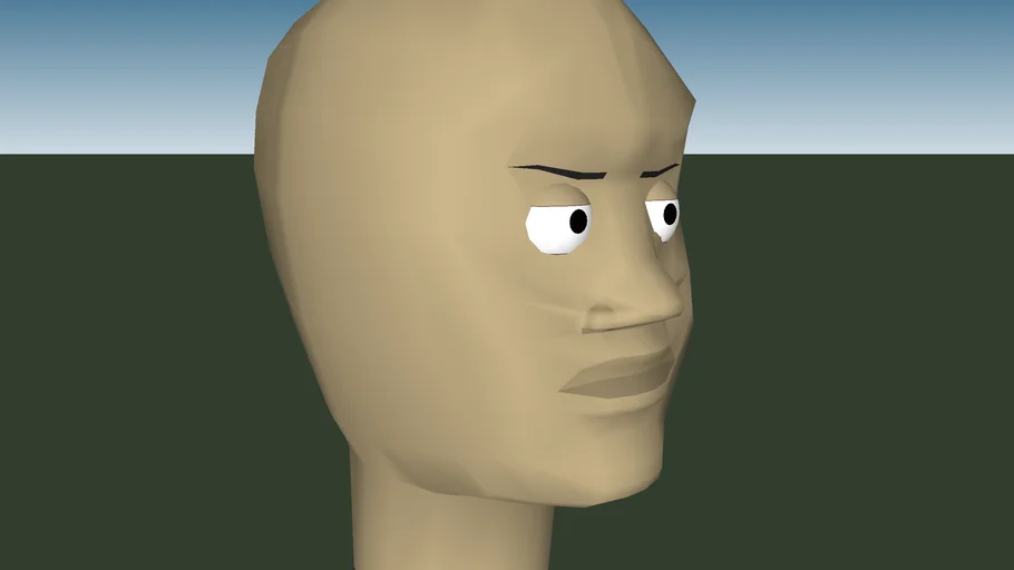 nice human head model | 3D Warehouse