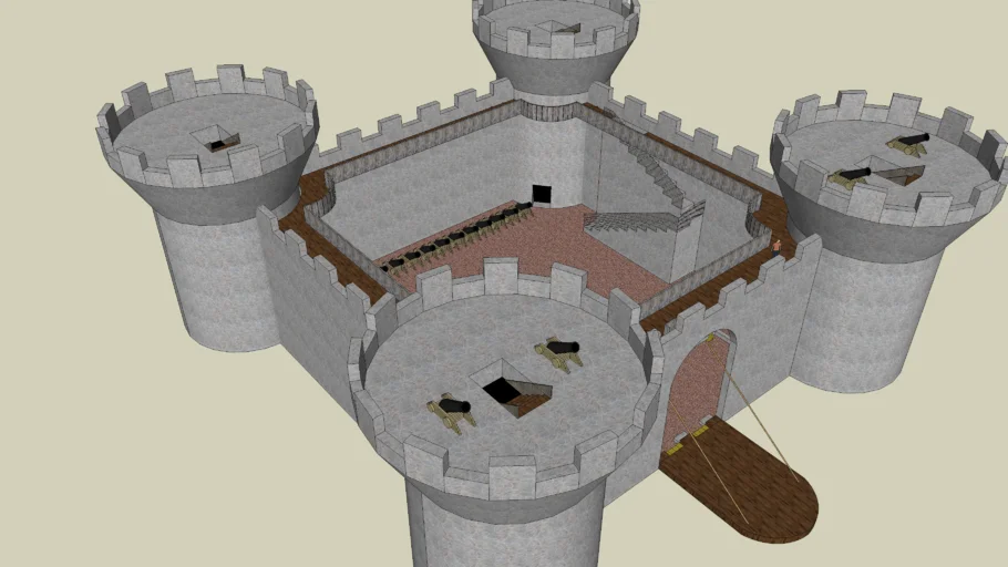medieval castle | 3D Warehouse