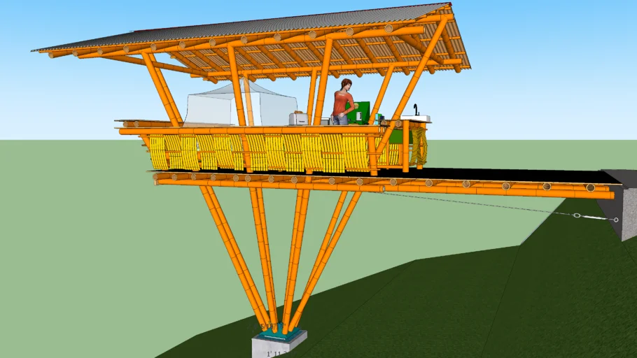 bamboo hooch treehouse (one story) | 3D Warehouse