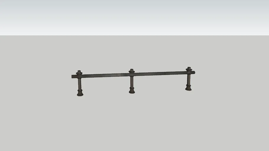 Shelf Rail 2 520mm | 3D Warehouse