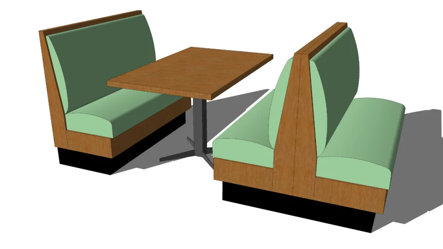 booth restaurant | 3D Warehouse